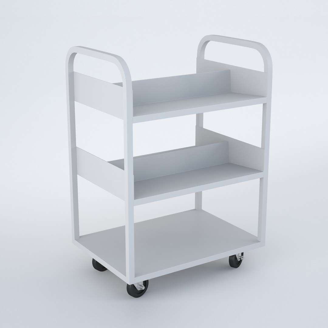 Library Trolley 3D Model - TurboSquid 1243599