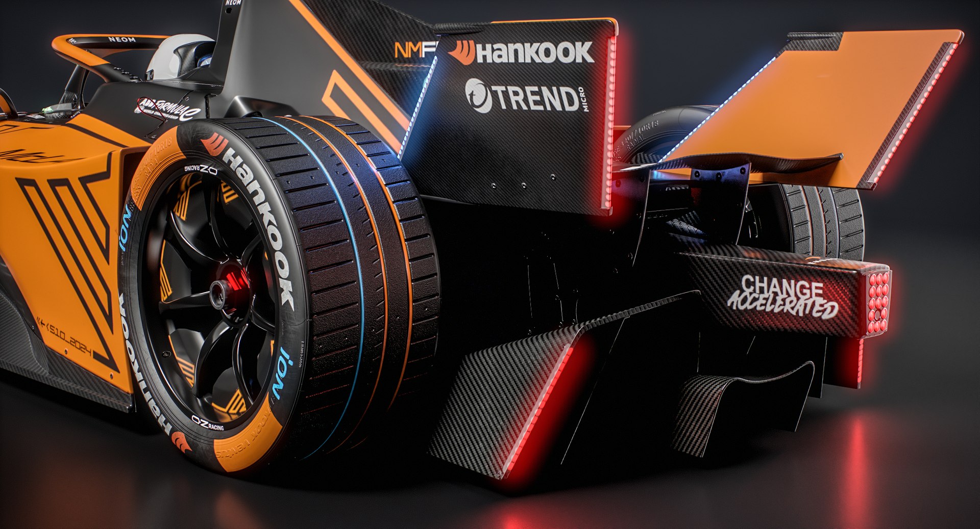 3D NEOM McLaren Formula E Team 2024 Gen3 Race Car - TurboSquid 2148147