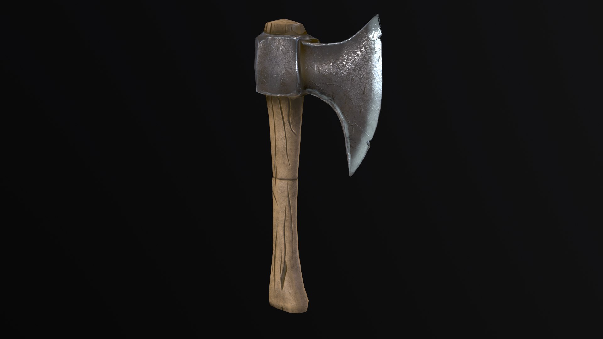 Single-bladed Axe 3D Model - TurboSquid 2349523