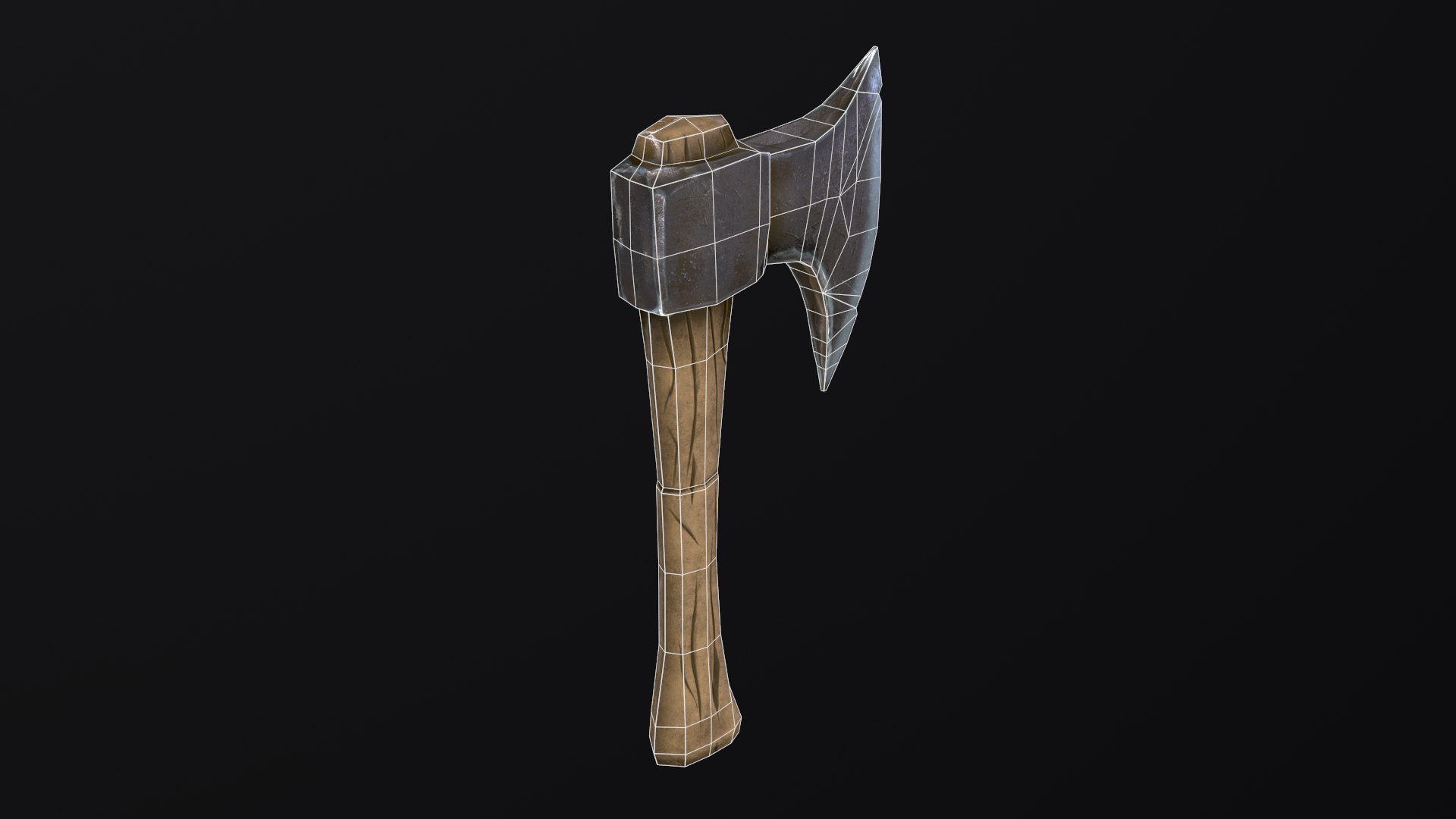 Single-bladed Axe 3D Model - TurboSquid 2349523