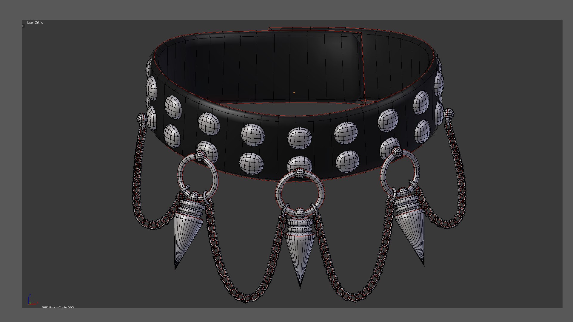 Necklace 3D Model - TurboSquid 1807214