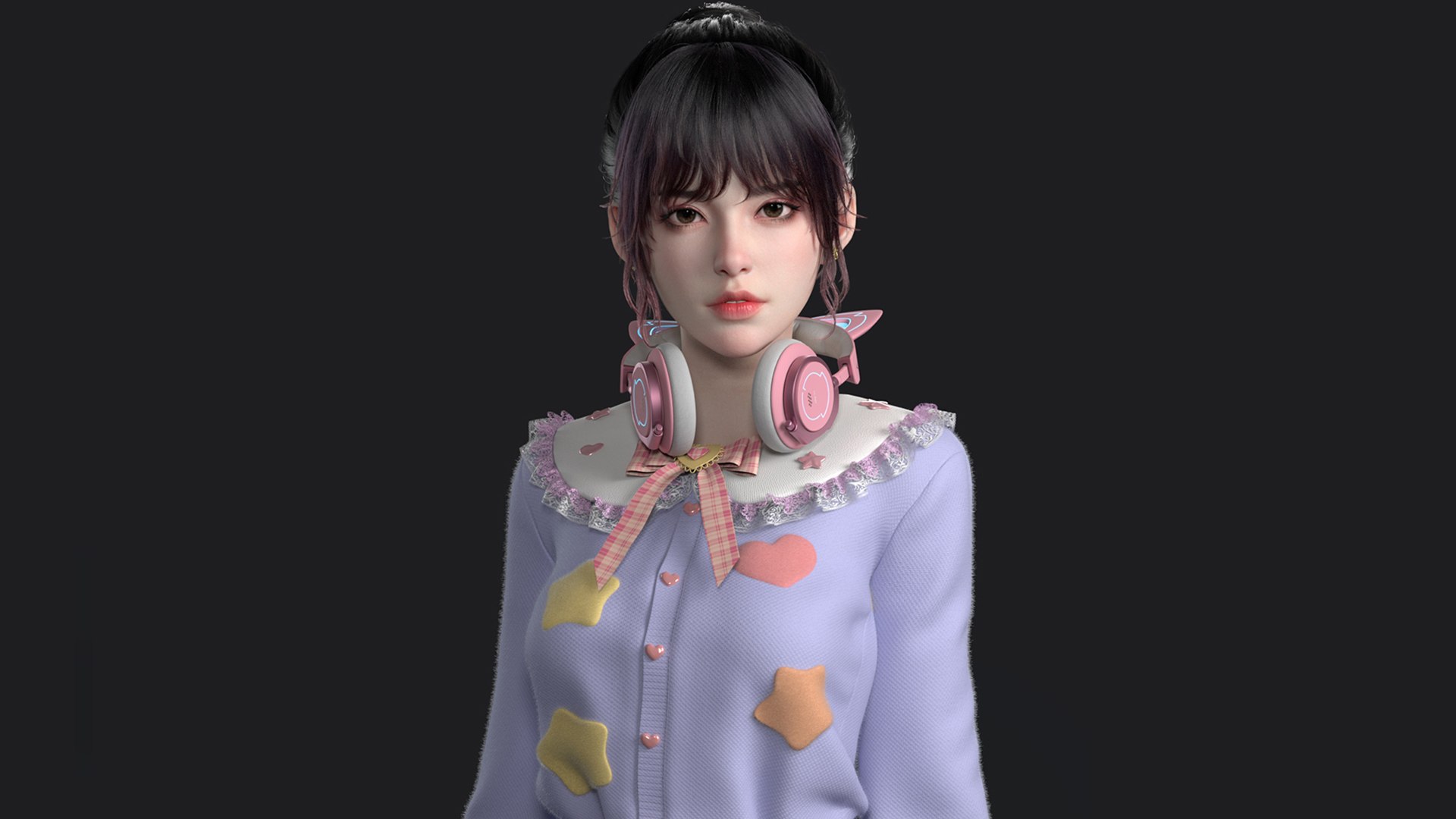 Beautiful Girls Virtual Idols Digital People 3D Model 3D - TurboSquid ...