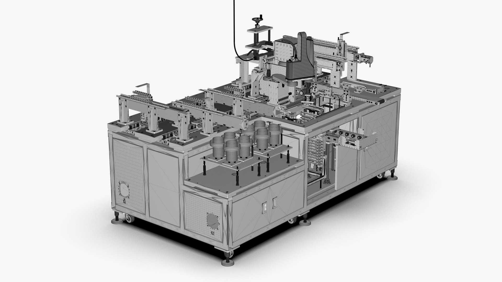 Automatic RadiumWelding Loading And Unloading Equipment 3D - TurboSquid ...