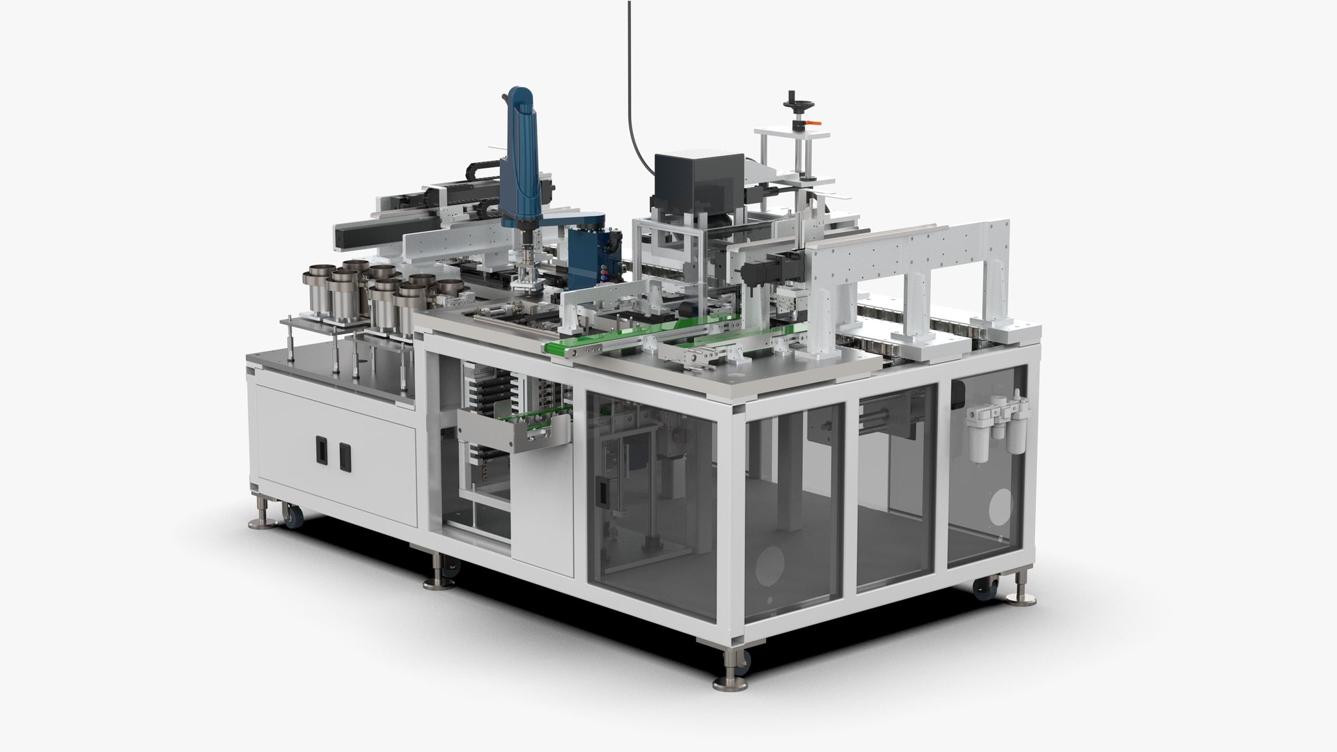 Automatic RadiumWelding Loading And Unloading Equipment 3D - TurboSquid 2010266