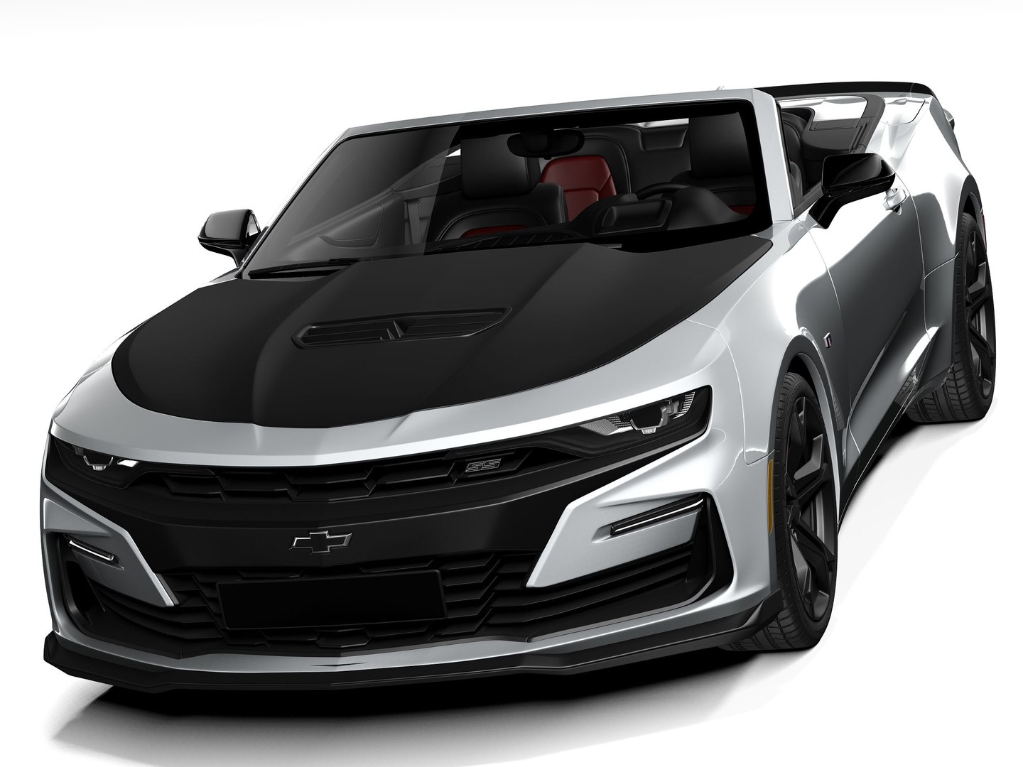3D Chevrolet Camaro Convertible SS 1LE 2019 Model - TurboSquid 2216031