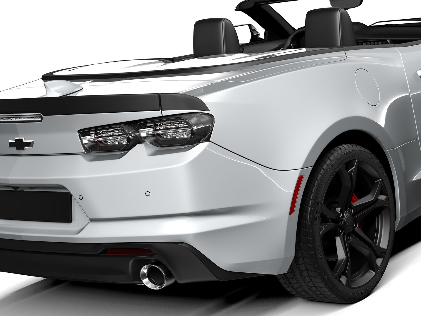 3D Chevrolet Camaro Convertible SS 1LE 2019 Model - TurboSquid 2216031