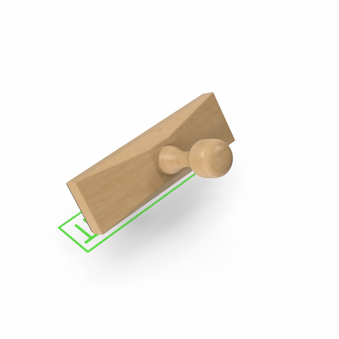 Wooden Stamp Copyright 3D Model - TurboSquid 2387801