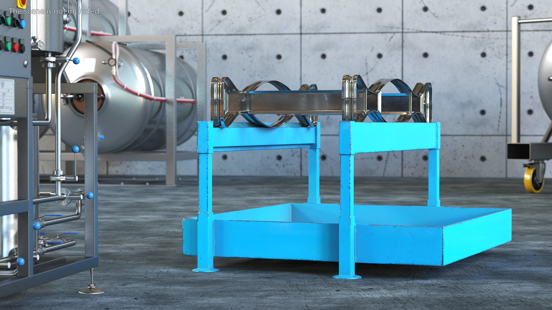 Barrel Horizontal Retention Basin Model - TurboSquid 1749933