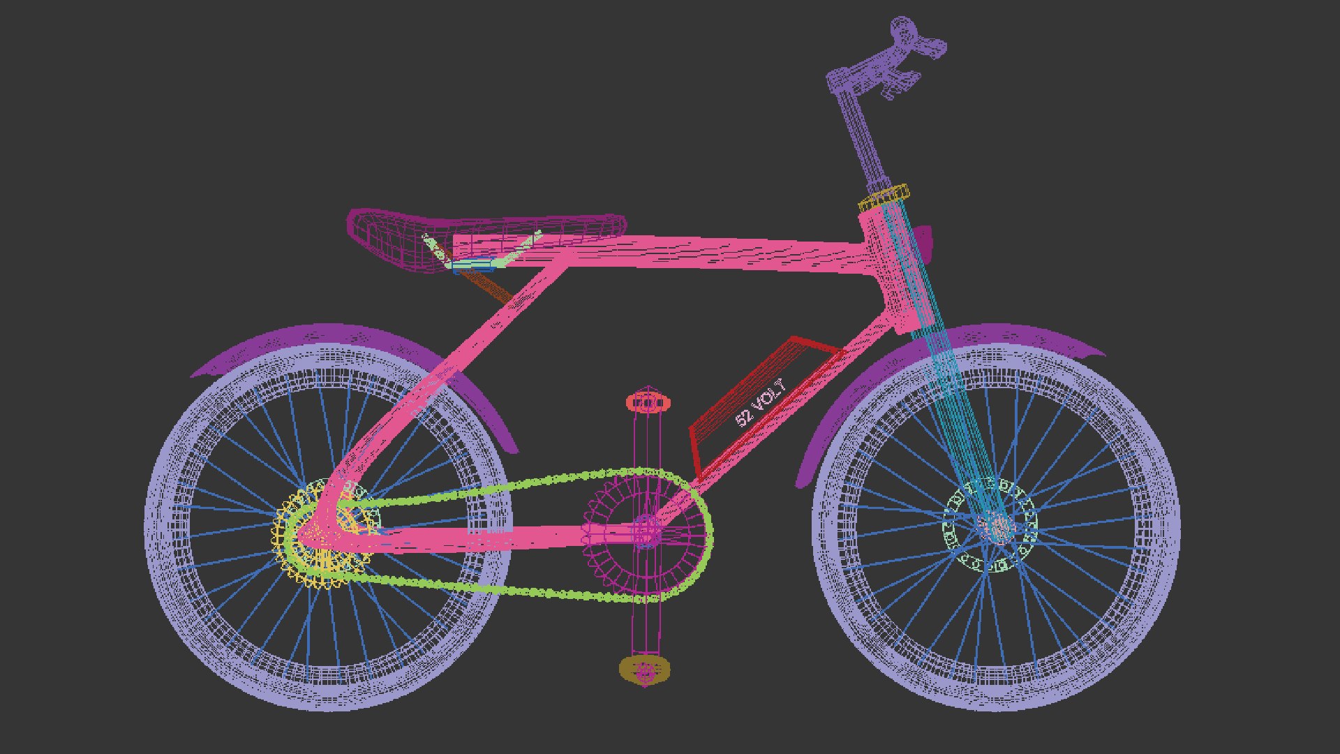 3D Model Tyon - A Futuristic Electric Bike Bicycle 3D Model ...