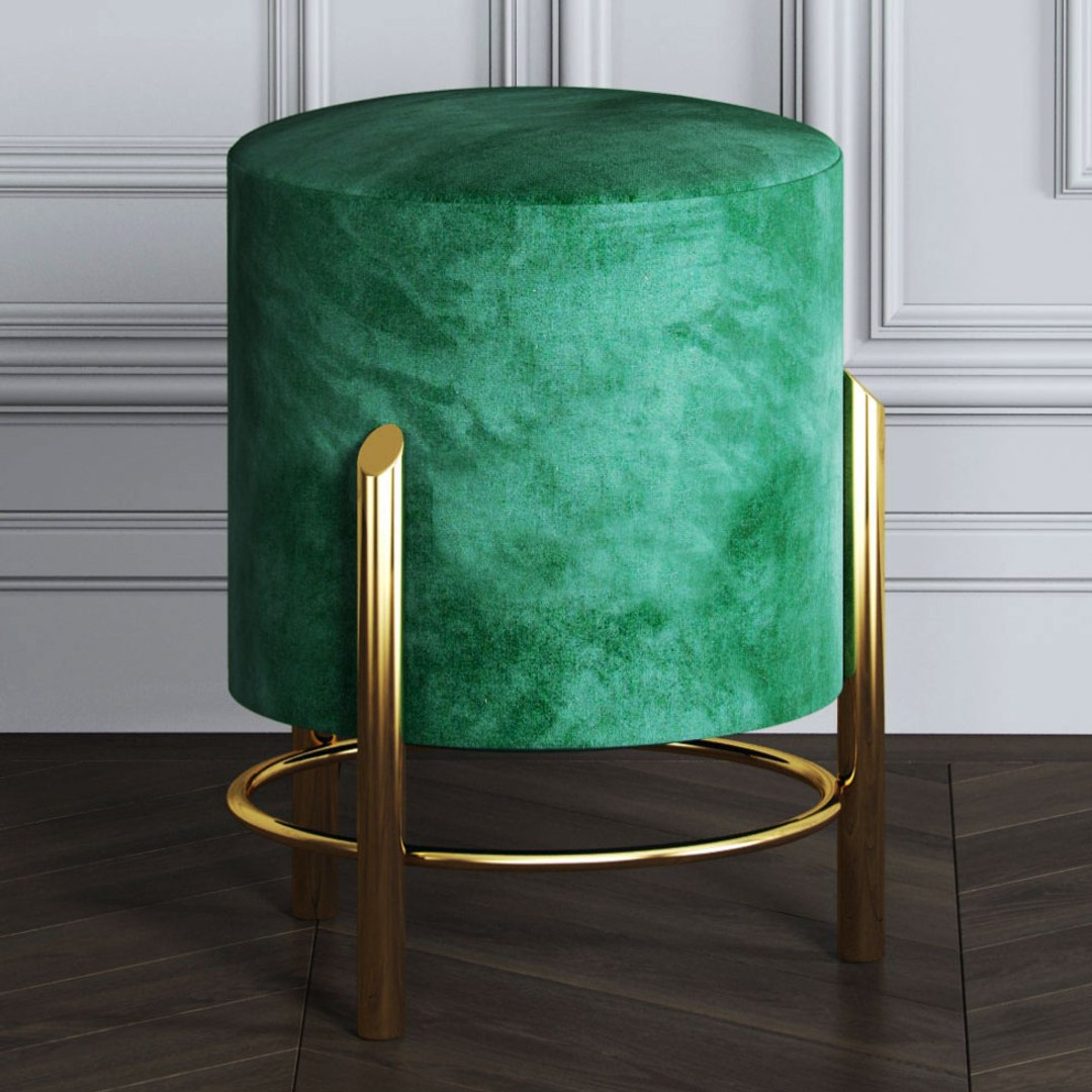 3D boston stool model - TurboSquid 1653477