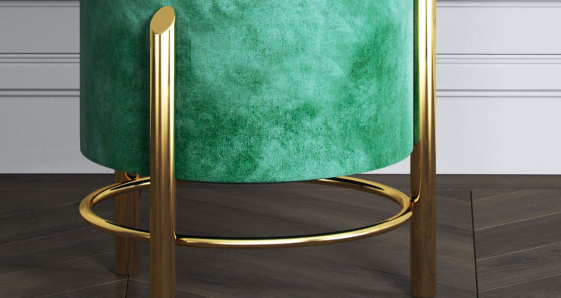 3D boston stool model - TurboSquid 1653477