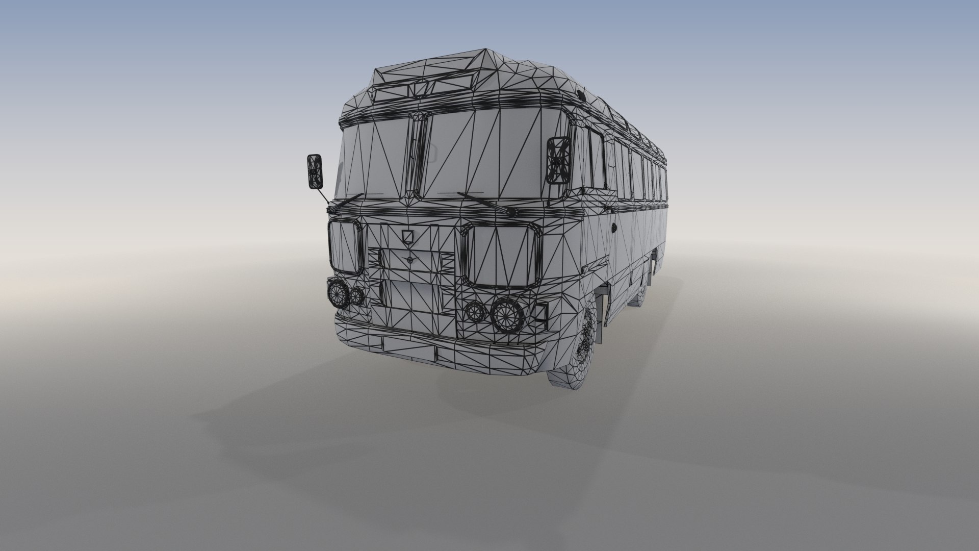 Bus Paz 3d Model