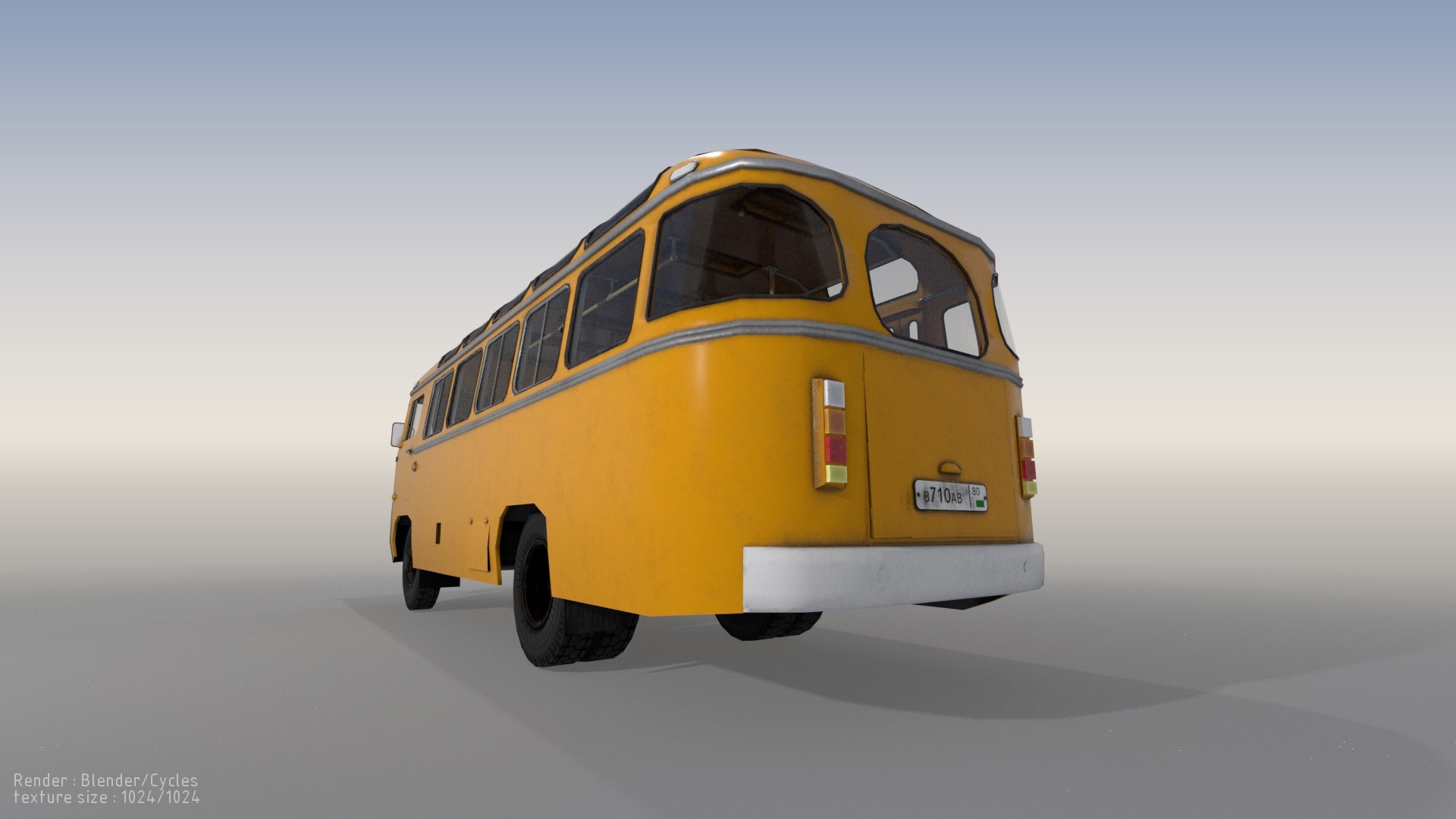 Bus Paz 3d Model