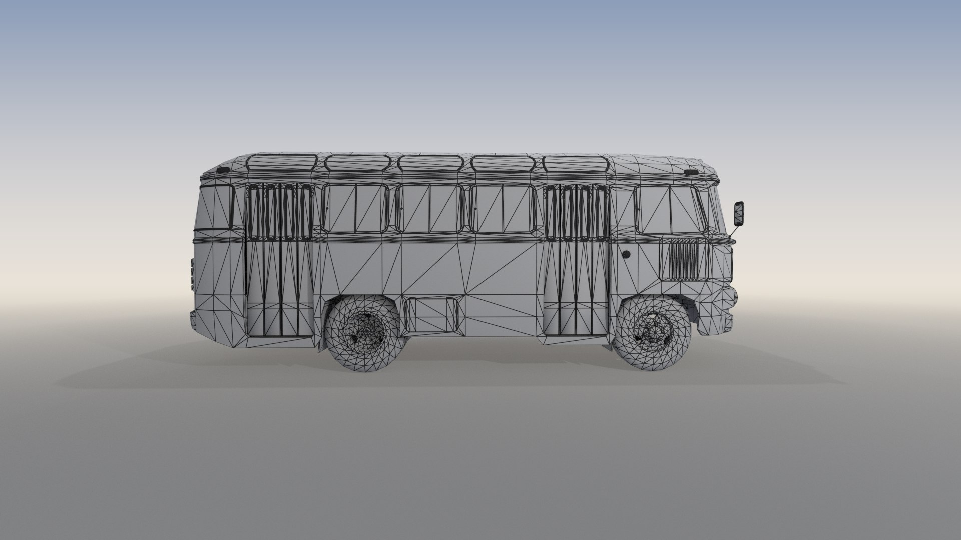 Bus Paz 3d Model
