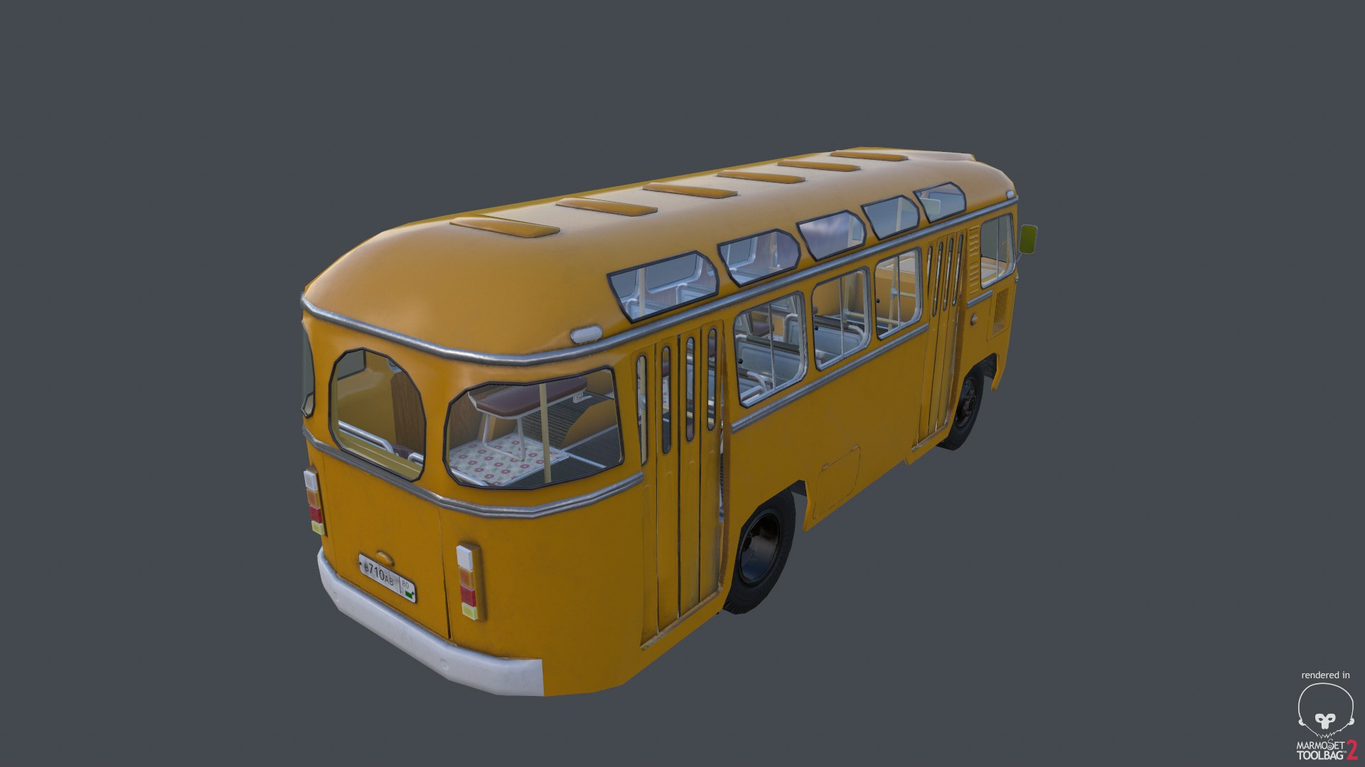 Bus Paz 3d Model