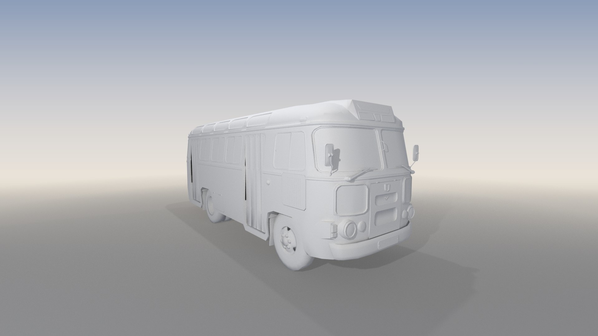 Bus Paz 3d Model