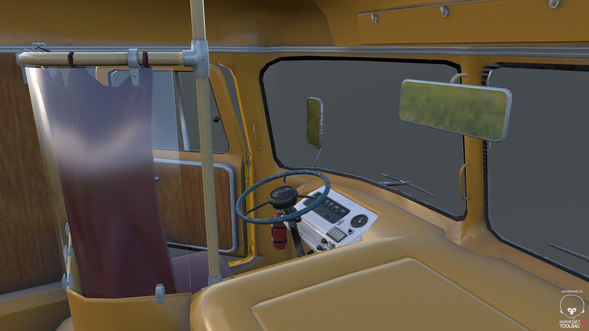 Bus Paz 3d Model