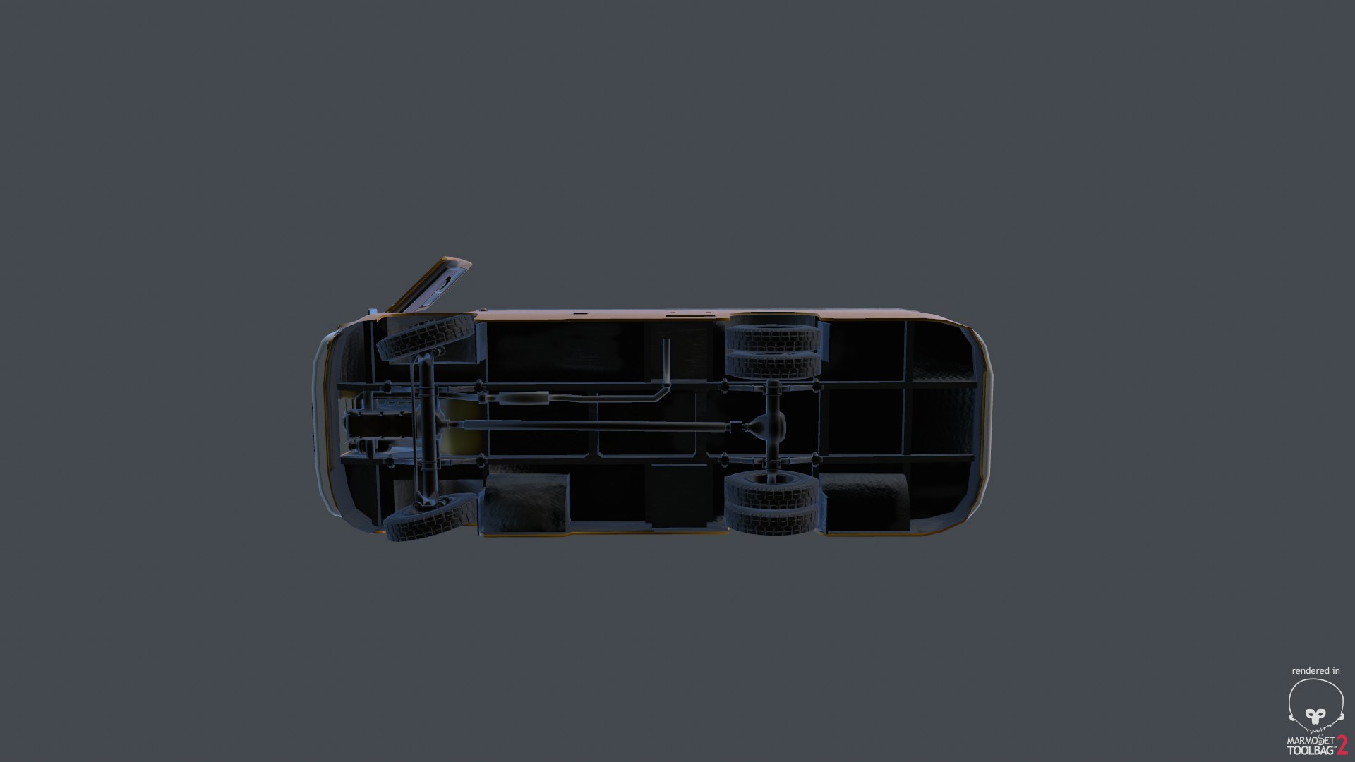 Bus Paz 3d Model