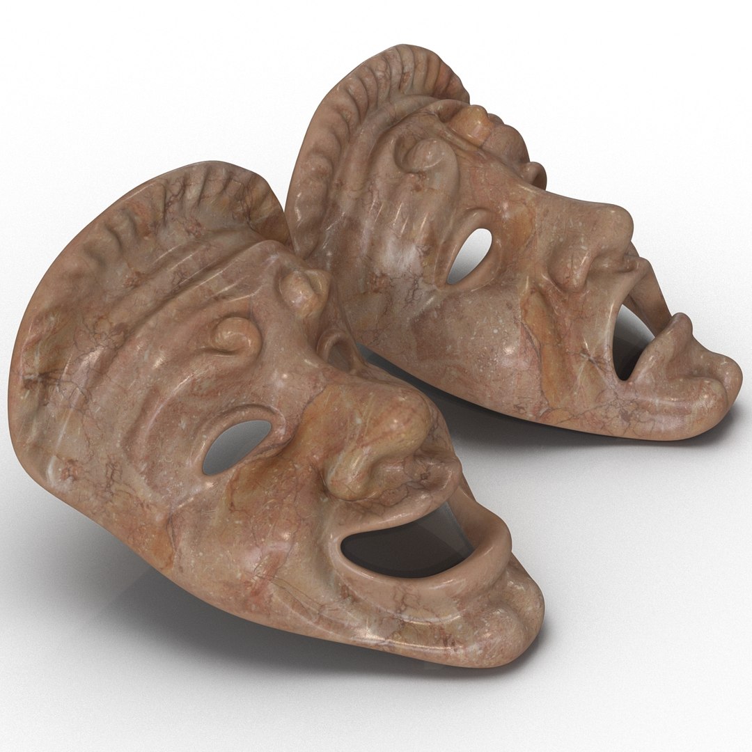 Max Theatre Masks Set Red