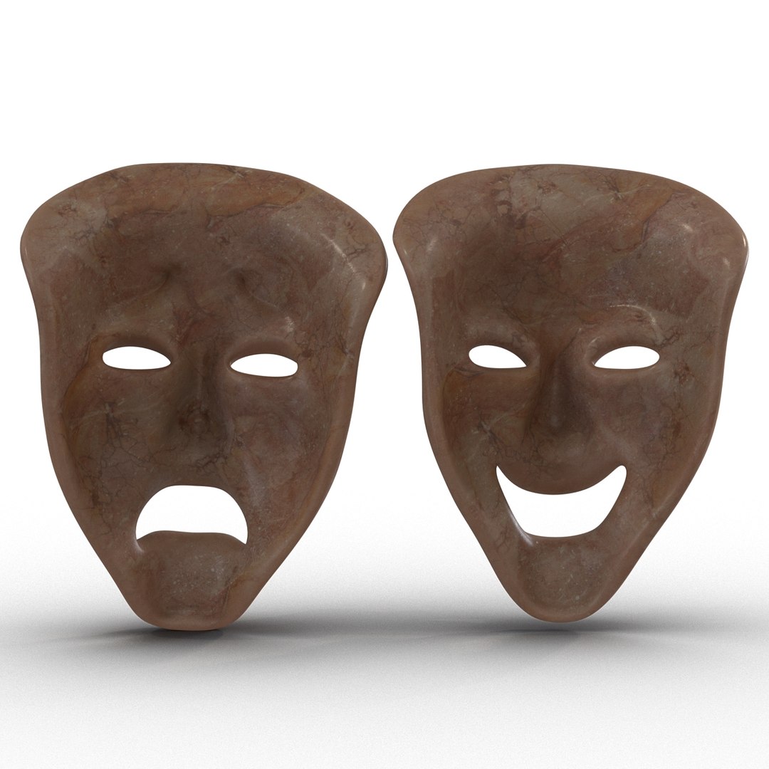 Max Theatre Masks Set Red