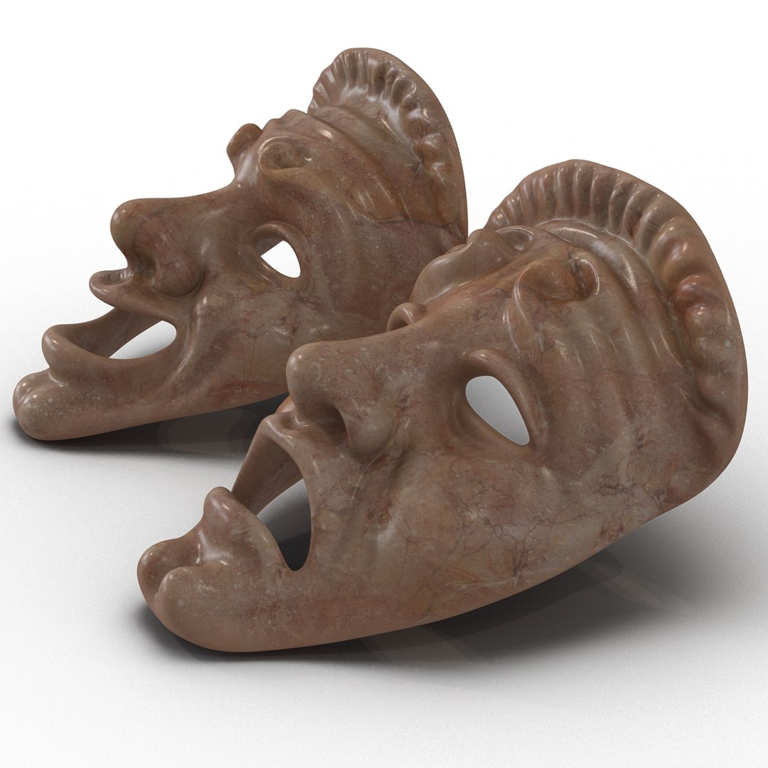 Max Theatre Masks Set Red