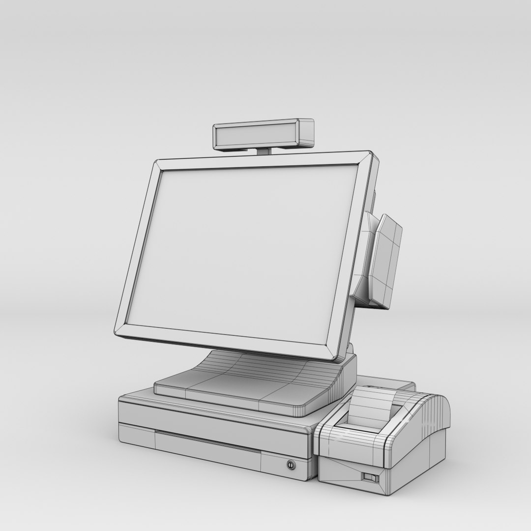 3D Model Interior Pos Terminal - TurboSquid 1263252
