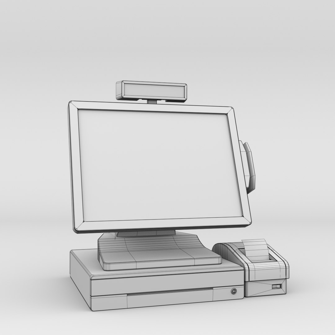 3D Model Interior Pos Terminal - TurboSquid 1263252