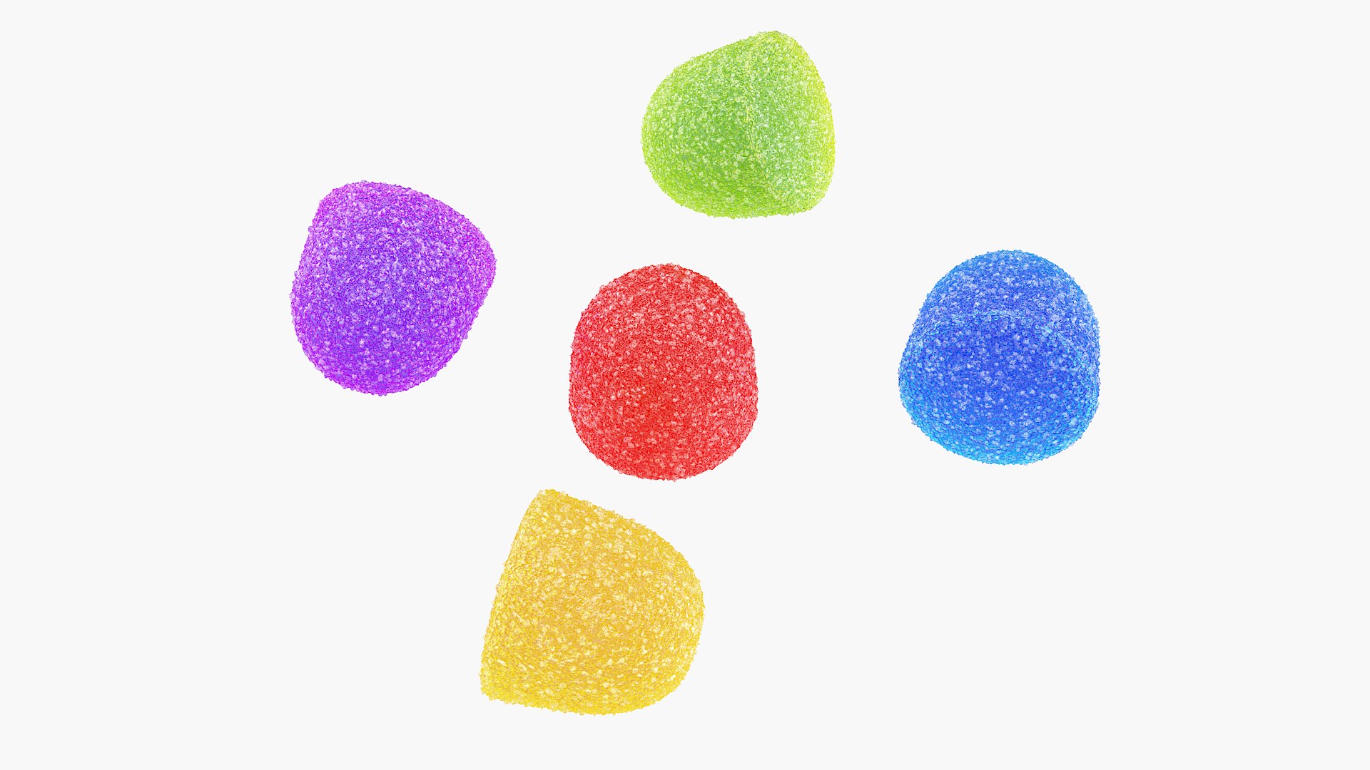 3D Gumdrops Model - TurboSquid 1765145