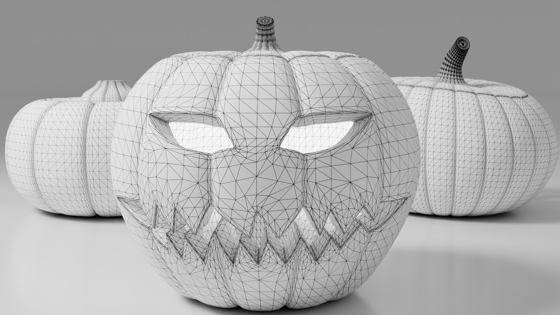 3D Halloween Pumpkins Model - TurboSquid 2273467