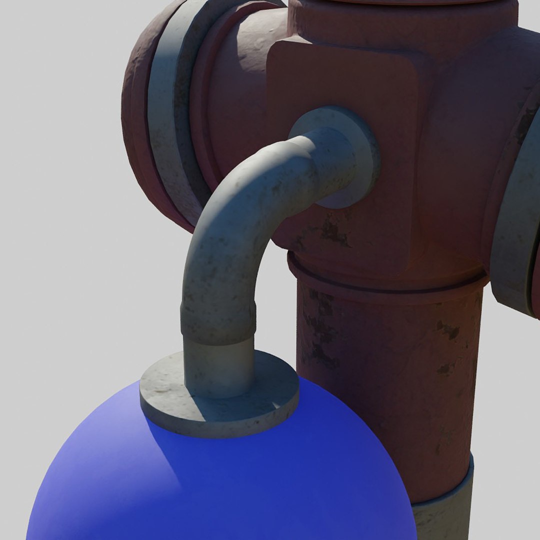 3D Cyberpunk Fire Hydrant Model - TurboSquid 1961031