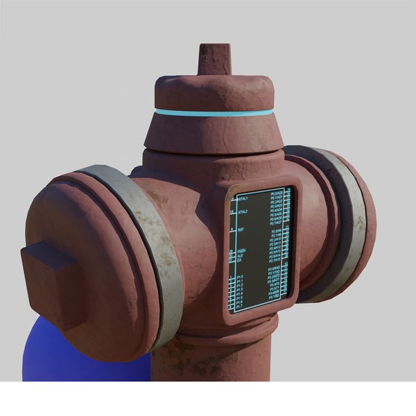 modelo 3d Boca de incendio Cyberpunk - TurboSquid 1961031