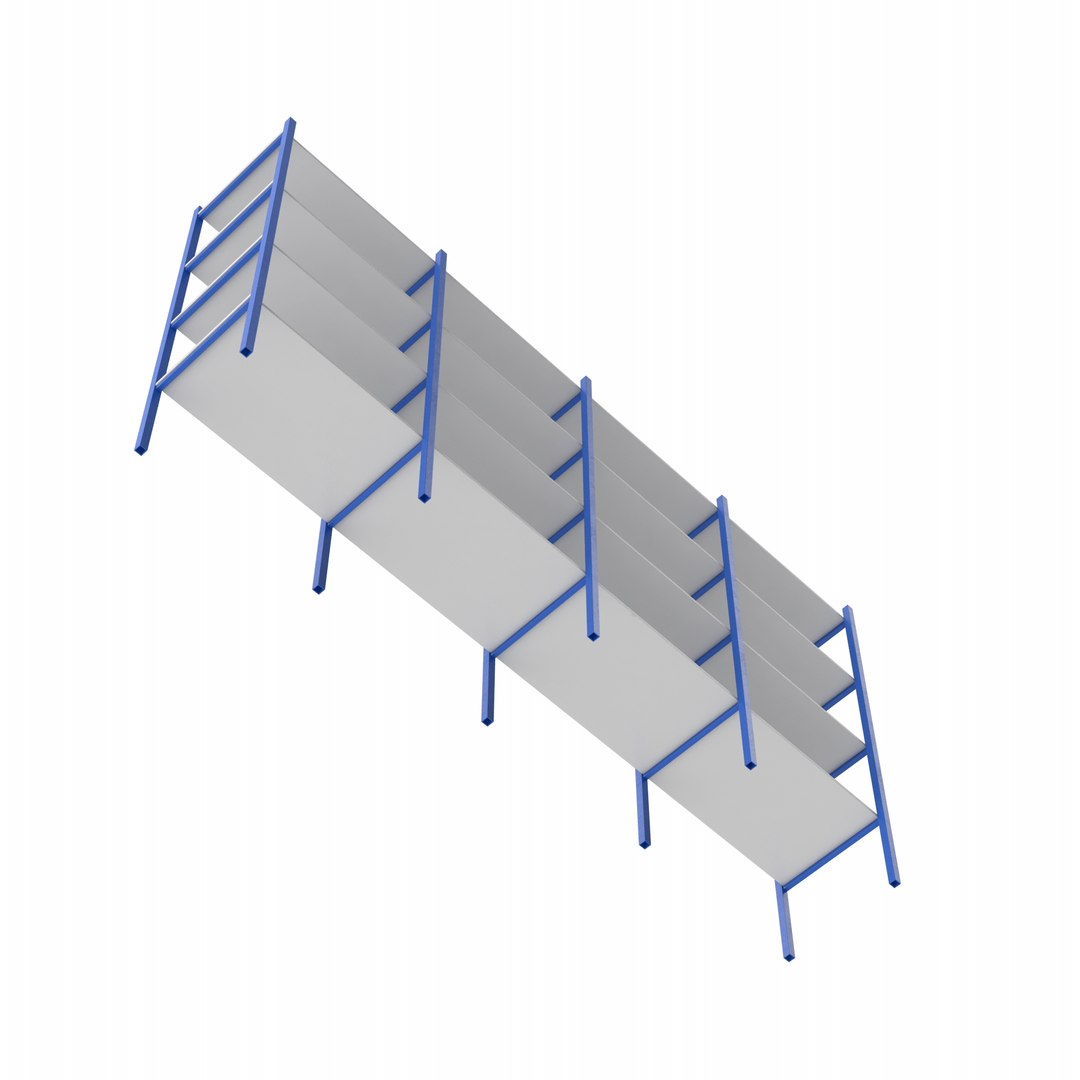 Warehouse Racks 3D Model - TurboSquid 2305673