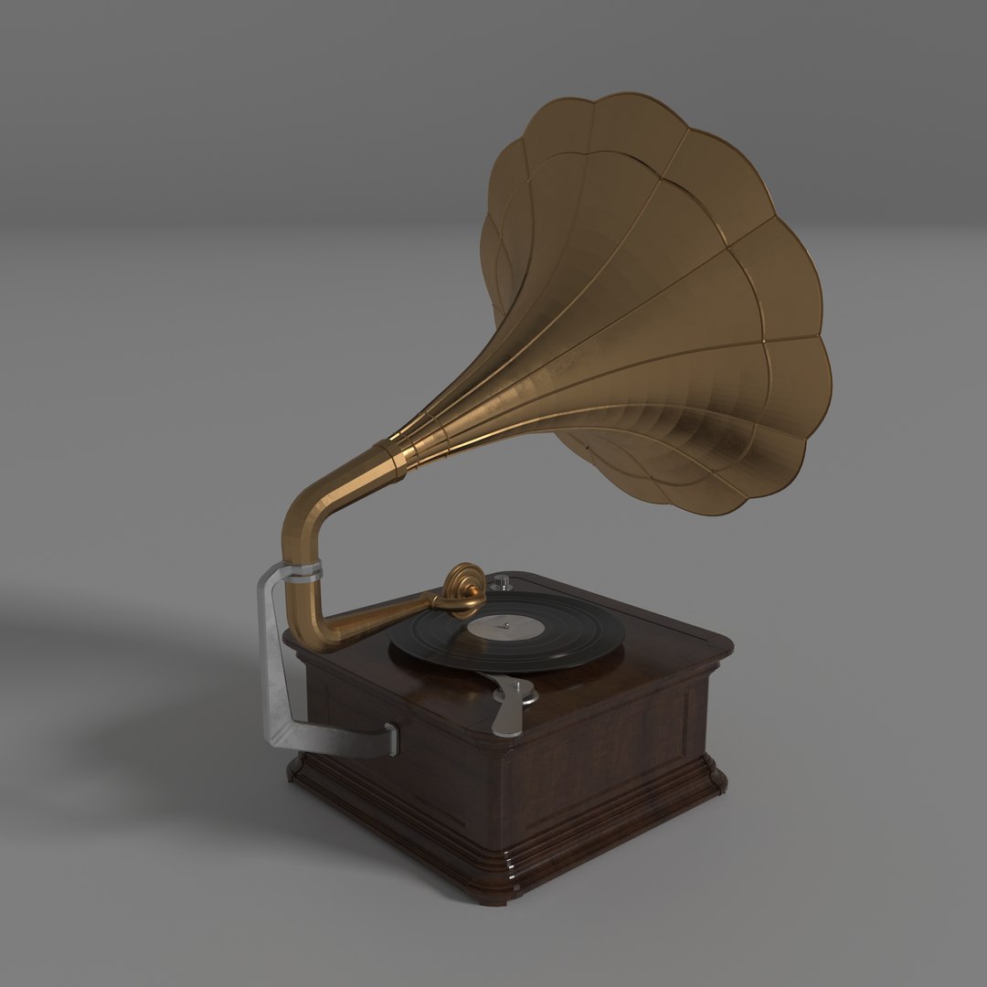 3D Gramophone Vintage - TurboSquid 1381293
