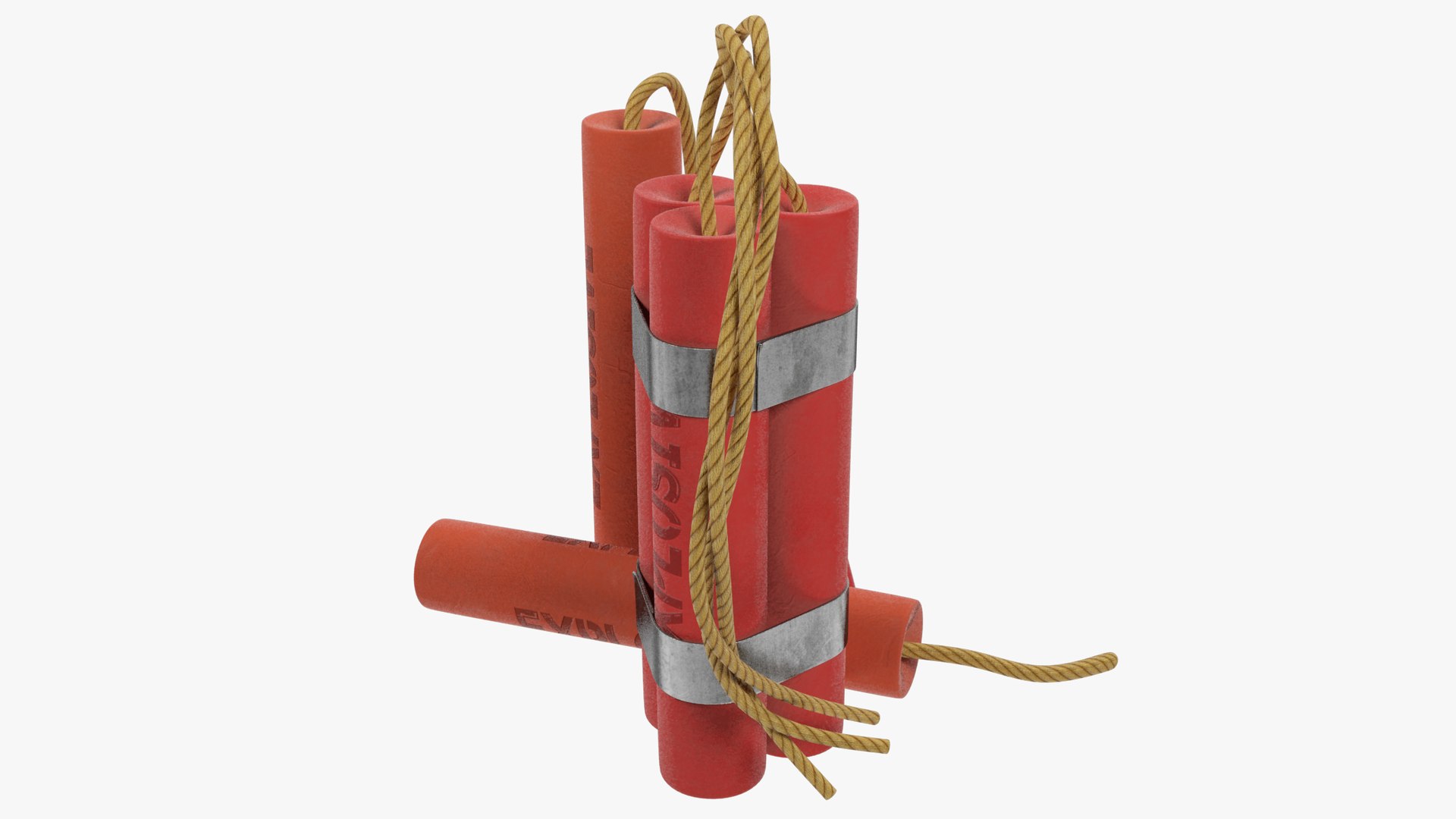 3D Model Tnt Dynamite Explosives - TurboSquid 1449568