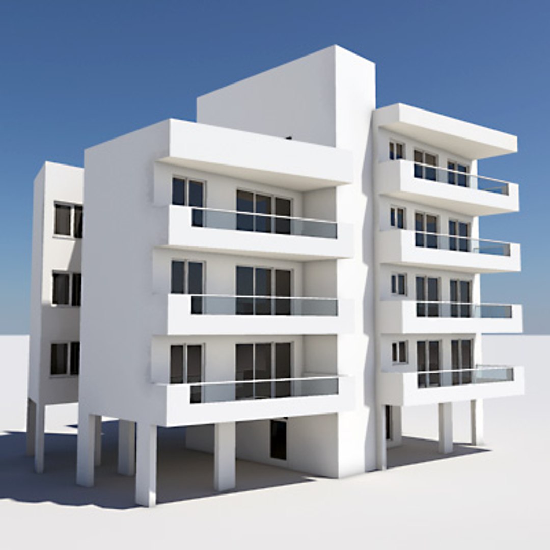 3d Model Of Apartment Building