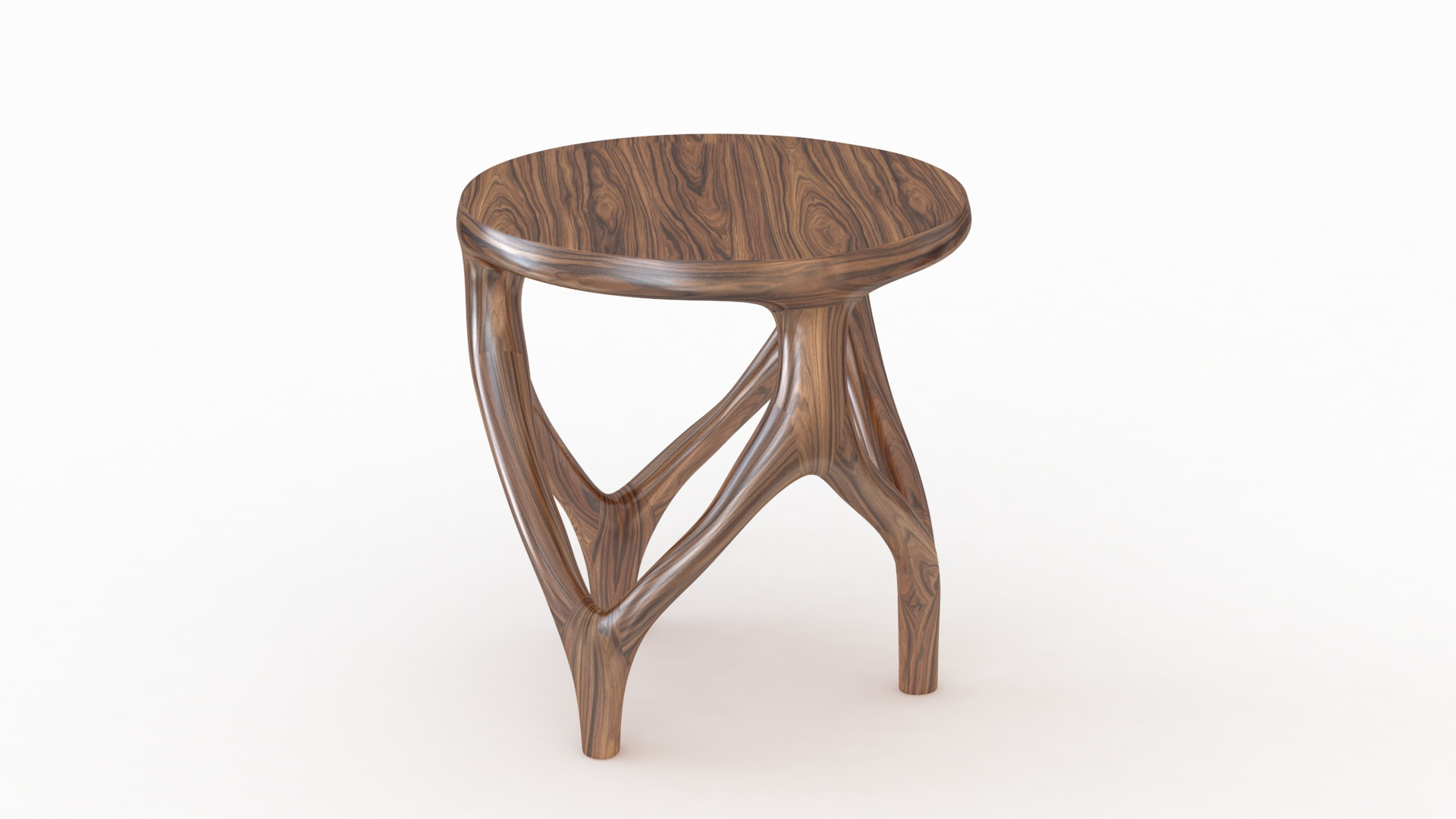Modern Table Walnut Wood 3D Model - TurboSquid 2003437