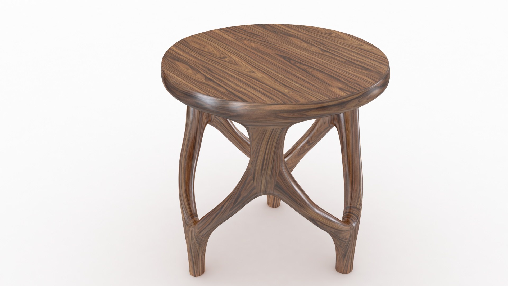 Modern Table Walnut Wood 3D Model - TurboSquid 2003437