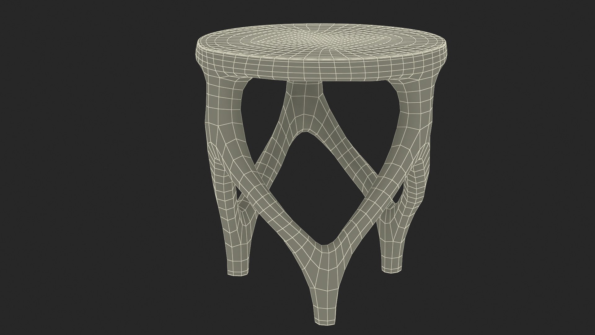 Modern Table Walnut Wood 3D model - TurboSquid 2003437