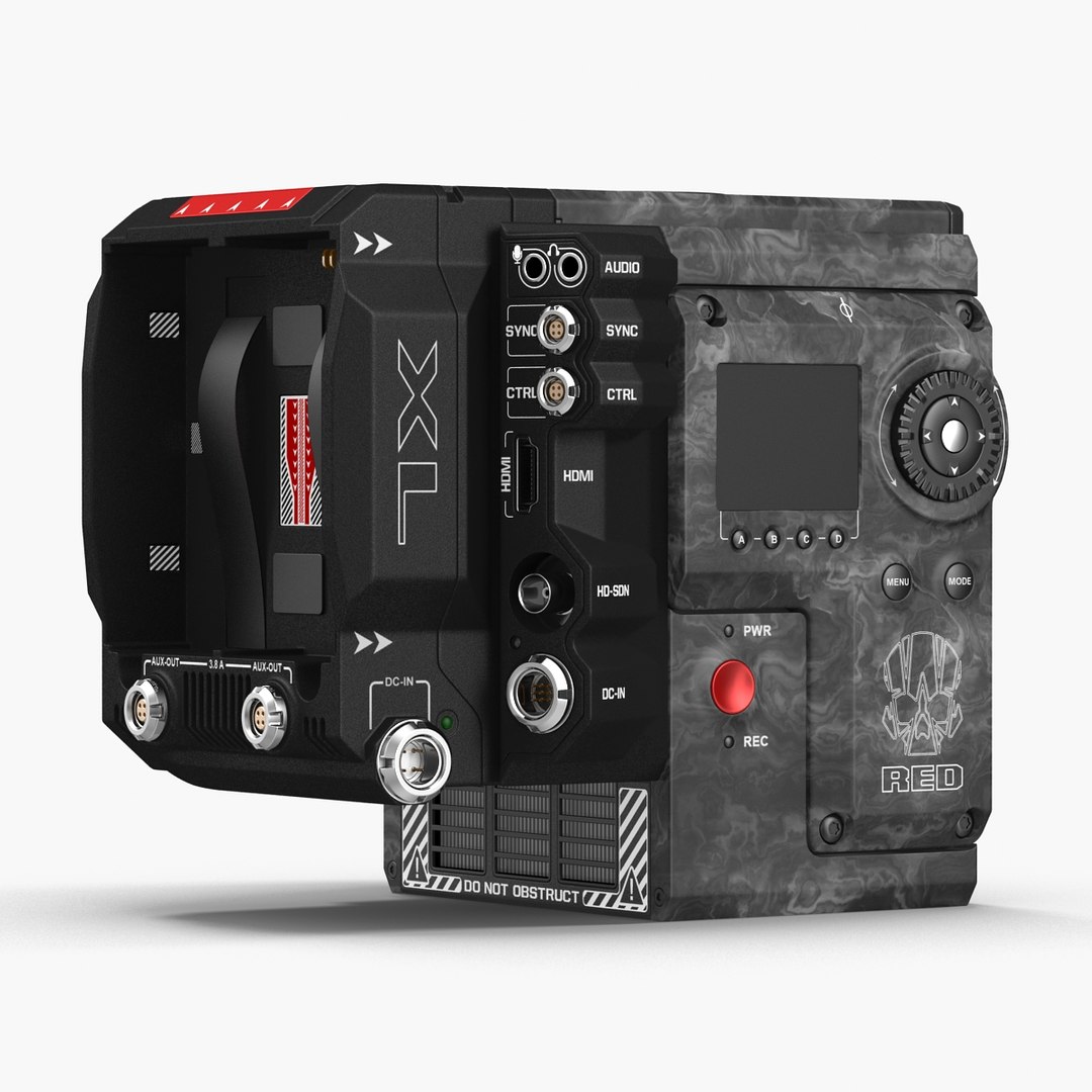 Red Weapon Dragon 6k 3d Model