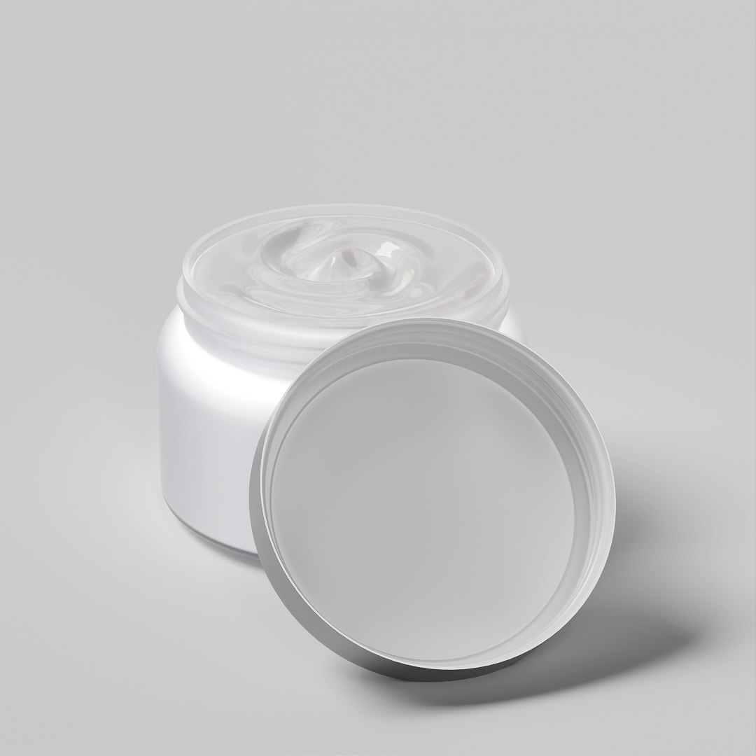 3D Cream Jar 21 Model - TurboSquid 1962777