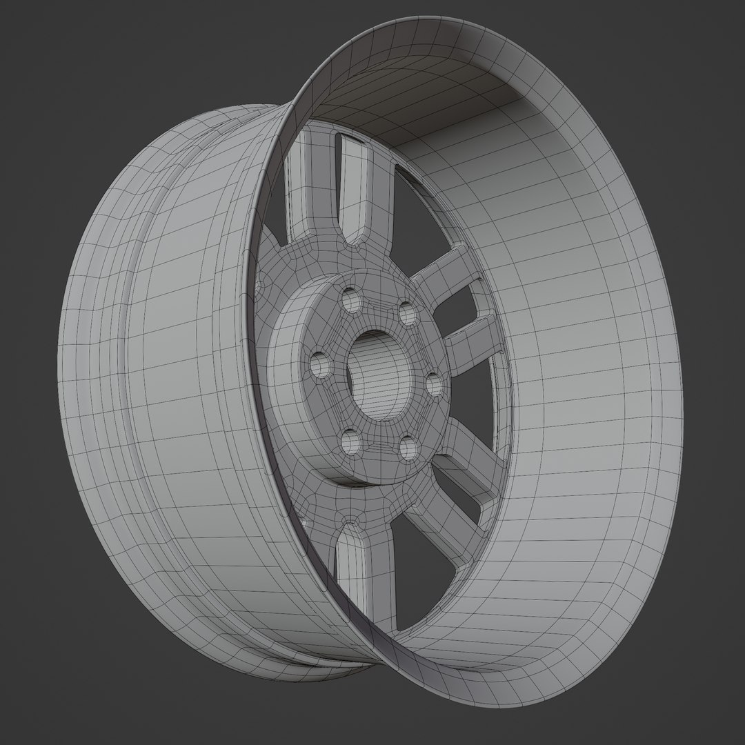 3D Alloy Rim model - TurboSquid 2090461