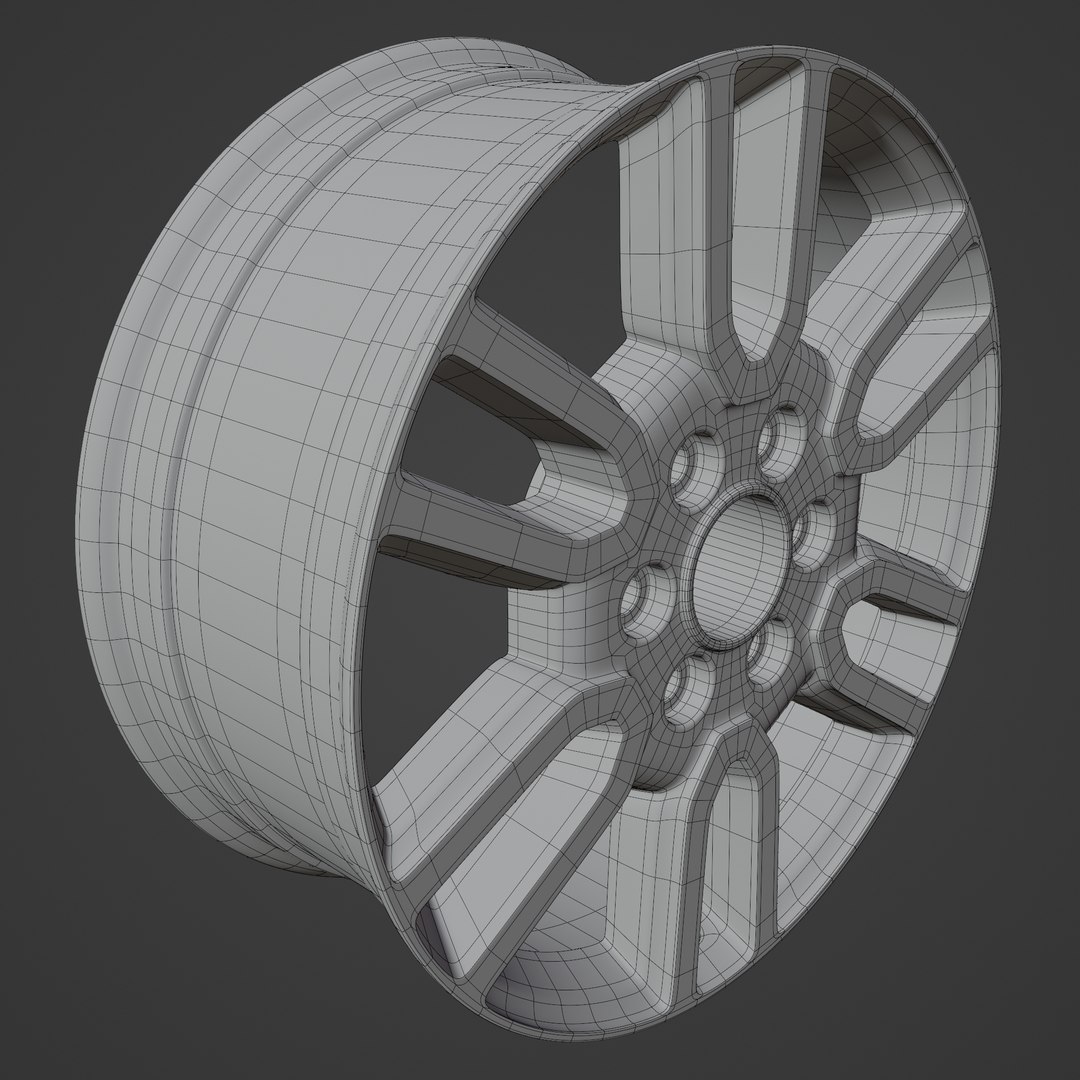 3D Alloy Rim model - TurboSquid 2090461