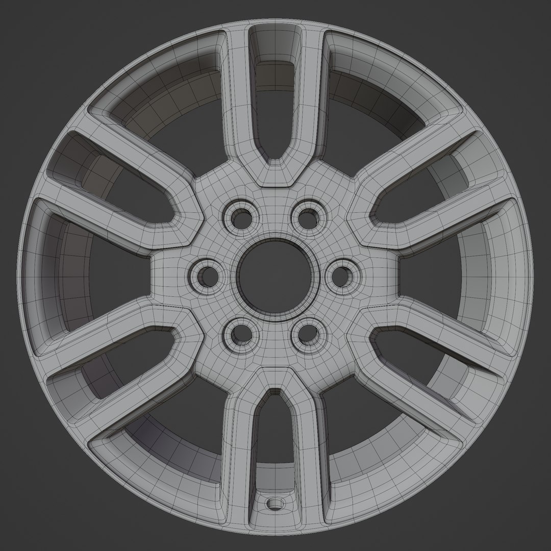 3D Alloy Rim model - TurboSquid 2090461