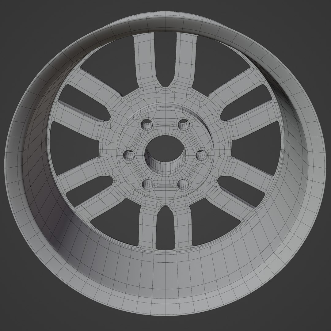 3D Alloy Rim model - TurboSquid 2090461