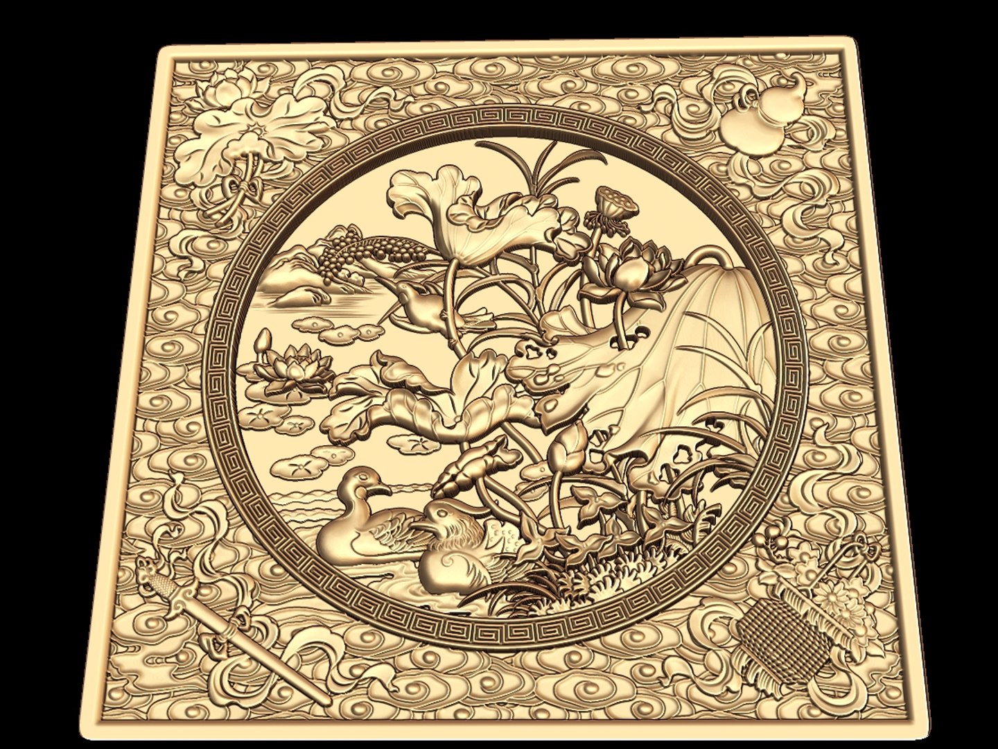 3d Stl Cnc Router Engraving Model