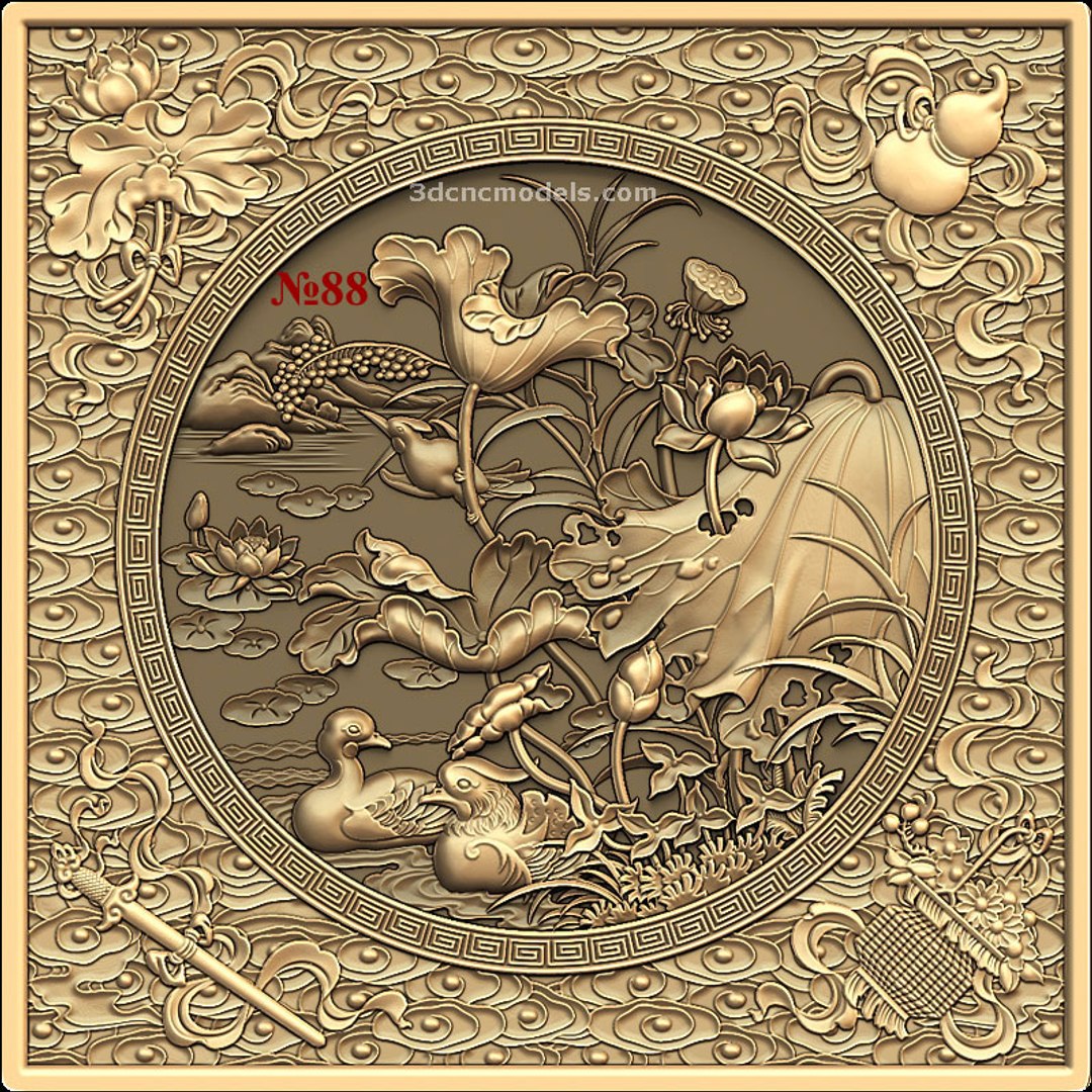 3d Stl Cnc Router Engraving Model