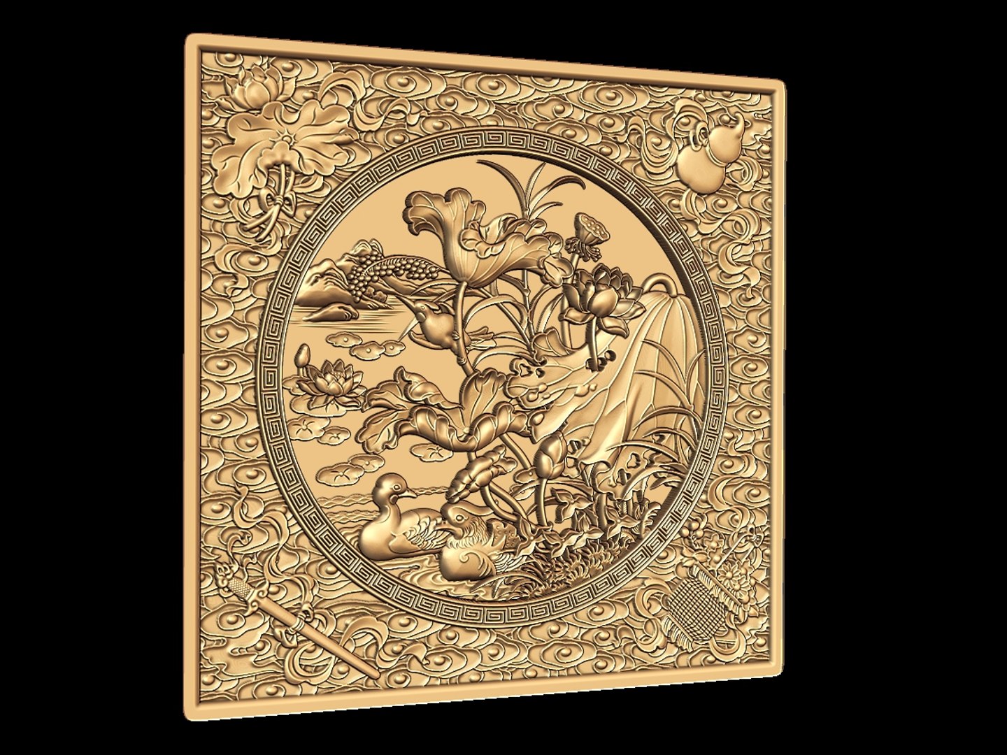 3d Stl Cnc Router Engraving Model