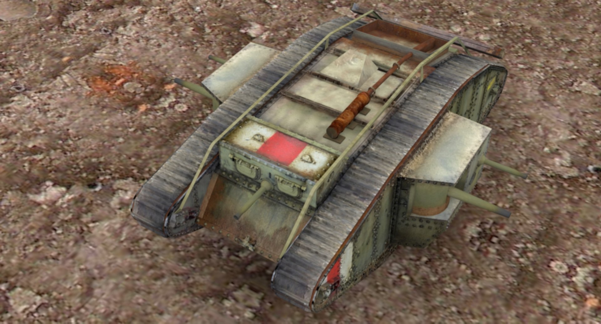 British Tank 3D Model - TurboSquid 1198674