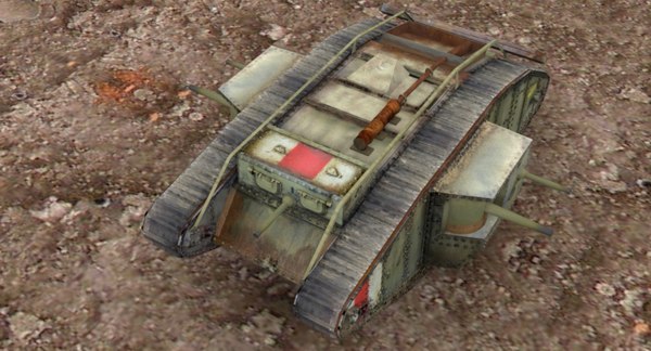 modelo 3d WW1 MkIV Tank - TurboSquid 1198674