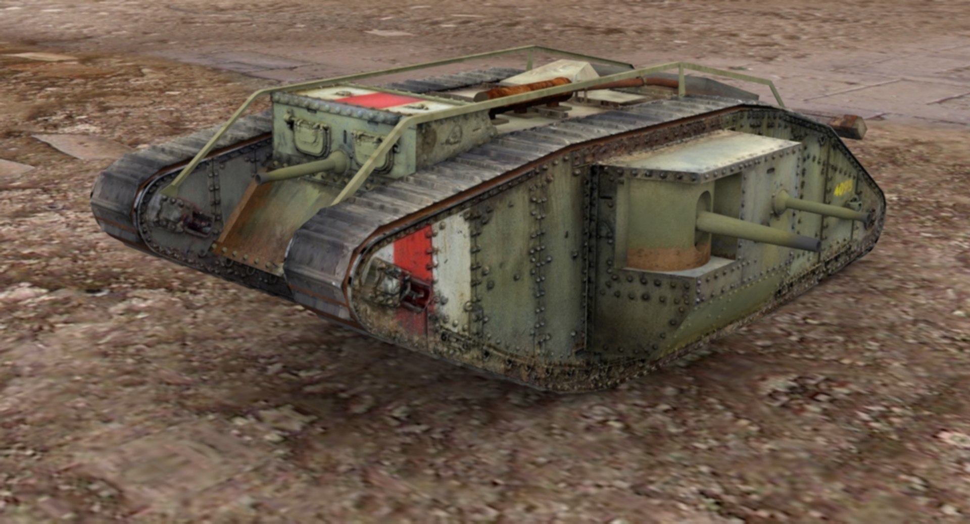 British Tank 3D Model - TurboSquid 1198674